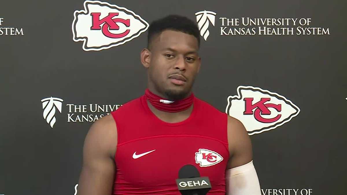 KC Chiefs players meet with the media for mandatory minicamp