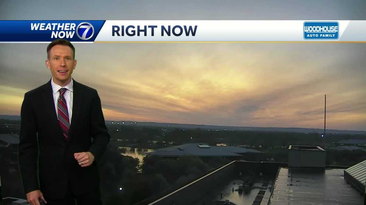 Less humid Friday, rain and storm chances return this weekend