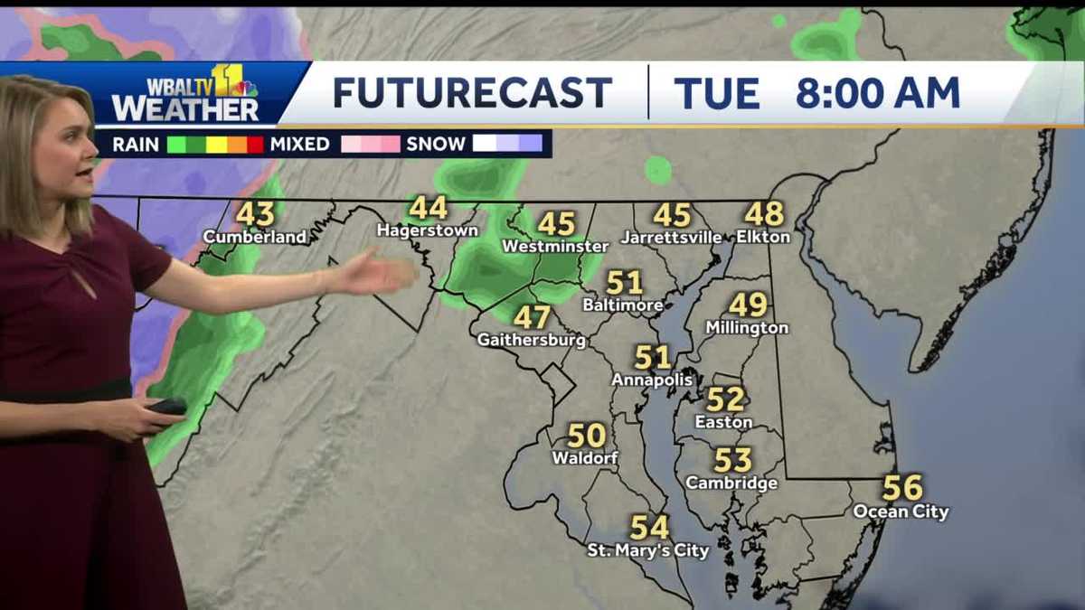 Another cold, damp day with temps only in the 50's
