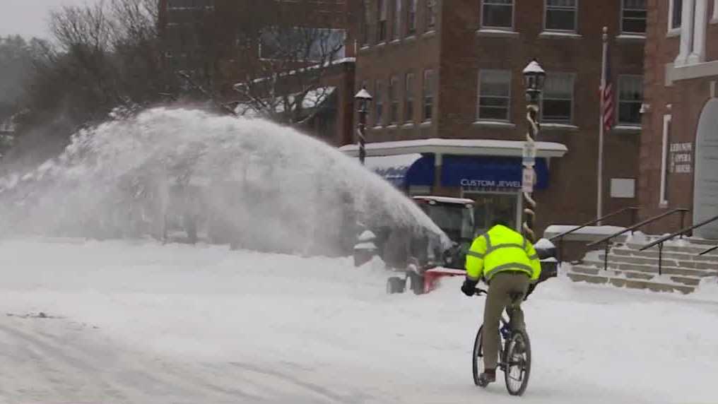 New Hampshire winter storm: Crews deal with crashes