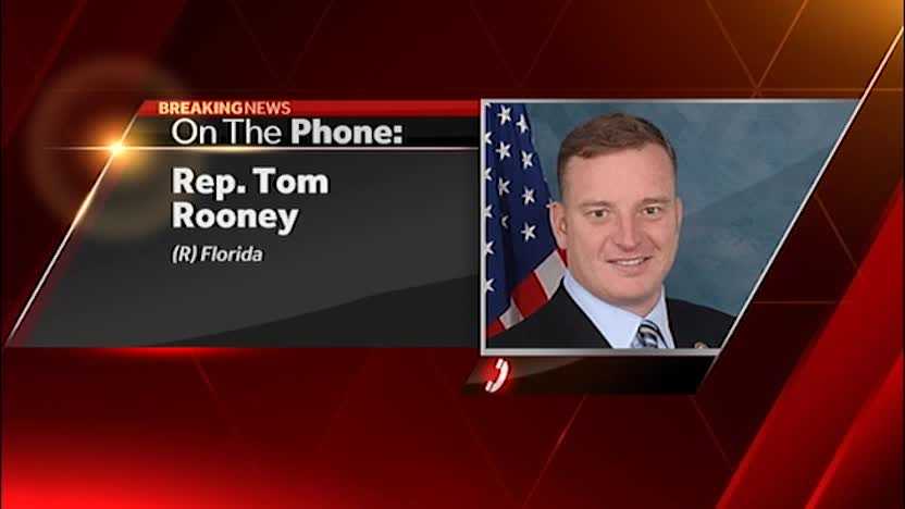 Rep. Tom Rooney at baseball field prior to shooting