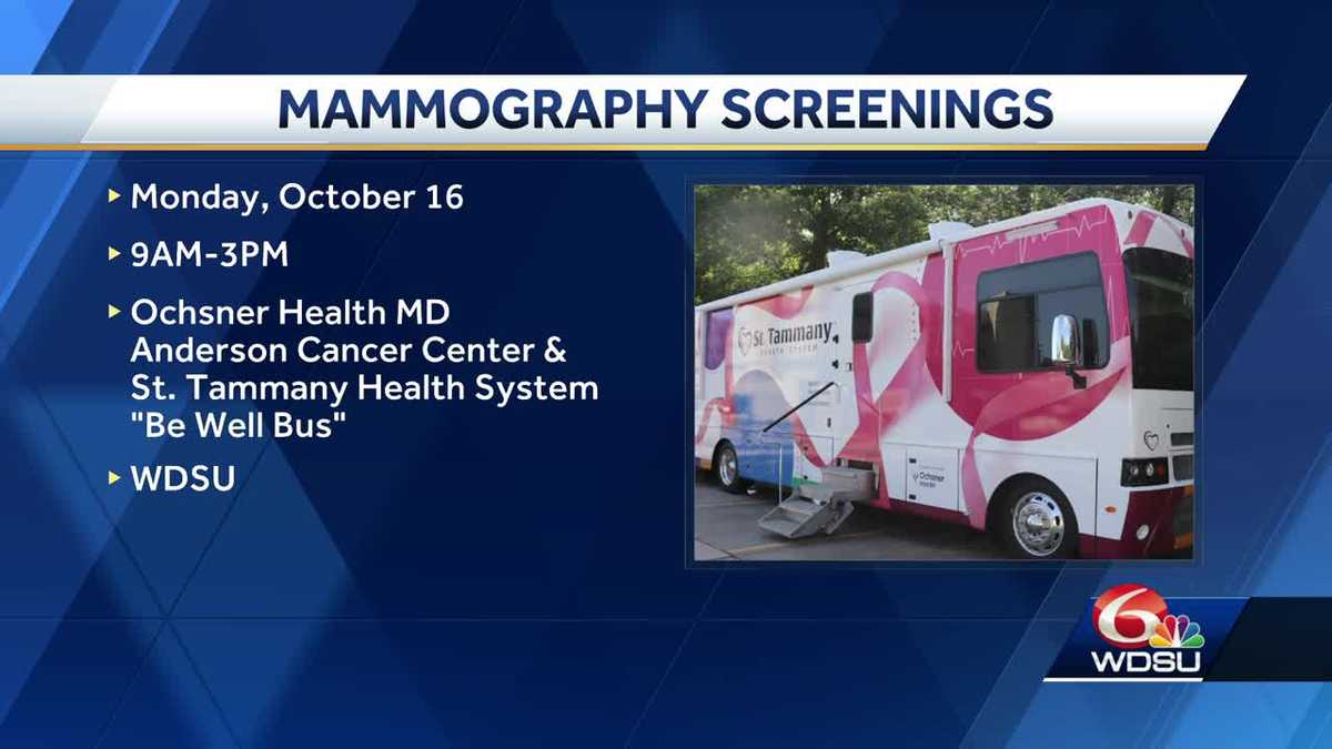 St Tammany Health And Ochsner Health Are Providing Mammography