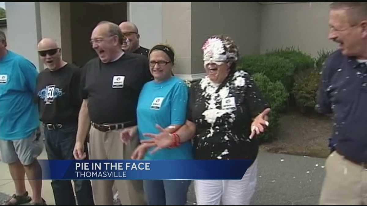 Throwing a pie at your boss for charity!