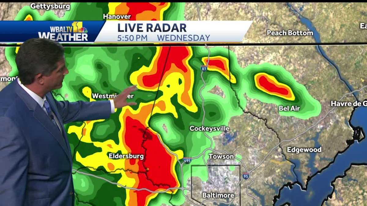 Severe storms could bring 60 mph wind gusts