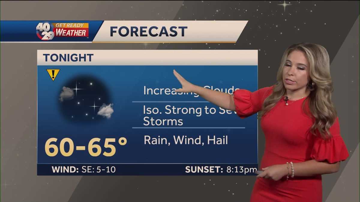 A Nice Start To Our Friday, Storms By Late Afternoon