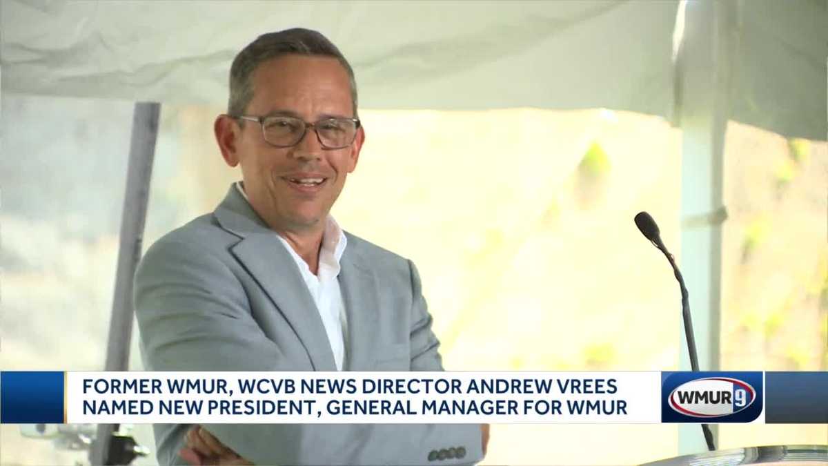 Andrew Vrees named president, general manager of WMUR-TV
