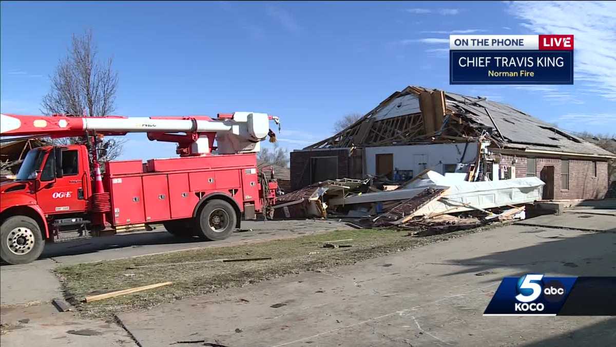 Norman fire chief on Sunday tornado aftermath