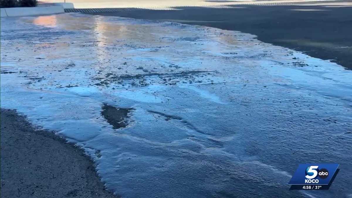 Sudden cold snap creates icy conditions in OKC metro