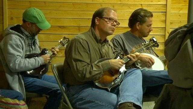Bluegrass jam session in Johnston