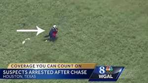 Officer jumps out of helicopter, tackles suspect