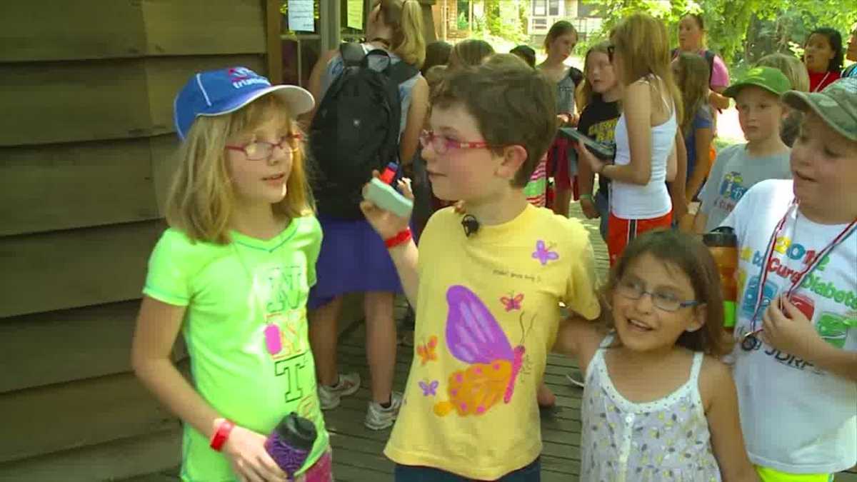 Kids make friends at special camp