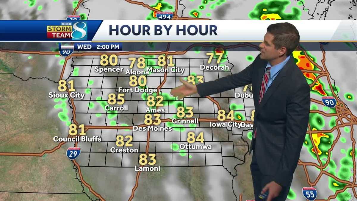 Videocast: Fast-moving storms arrive in the afternoon