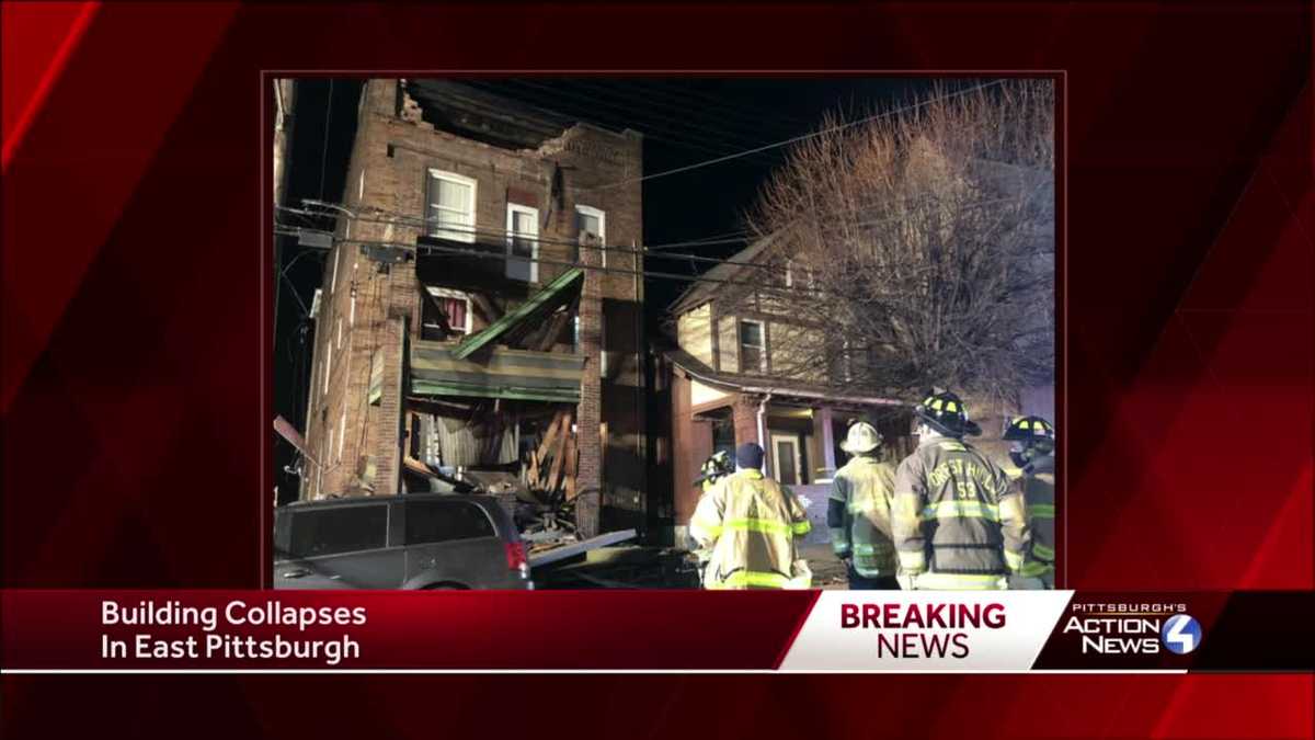 Building collapses in East Pittsburgh