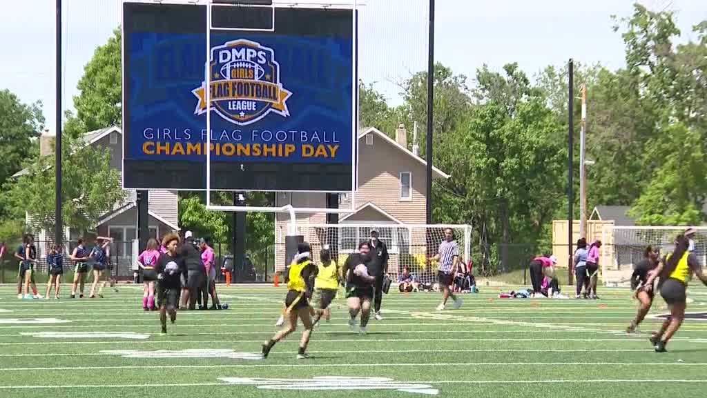Des Moines Public Schools' girls' flag football program gets big donation