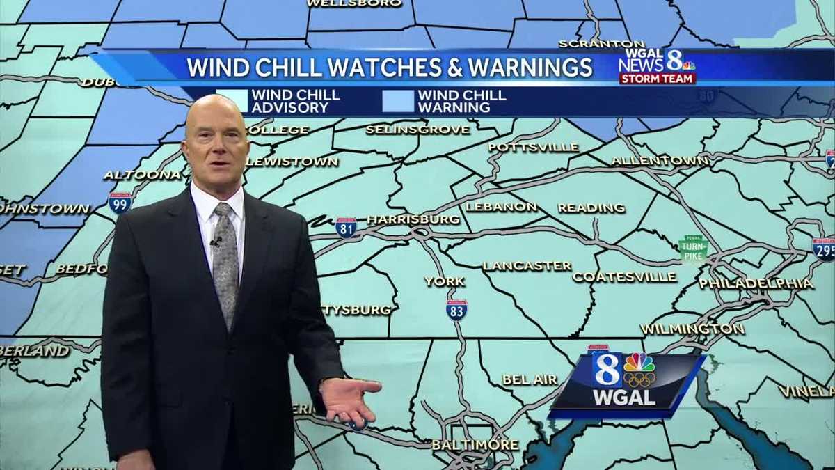 Bitter Cold Wind chills into Saturday Bitter Cold Wind chills into Saturday