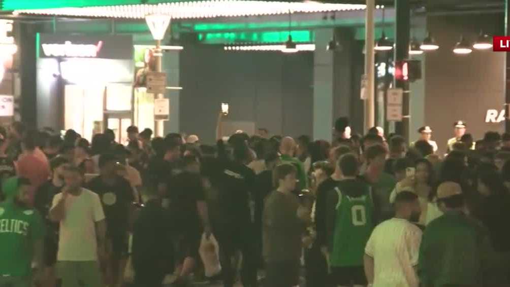 Video: Celtics fans celebrate after 18th NBA championship