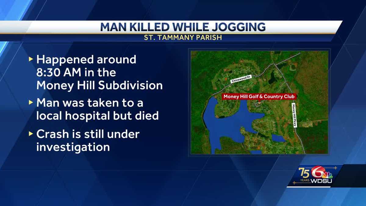 St. Tammany Parish coroner identify man killed while jogging