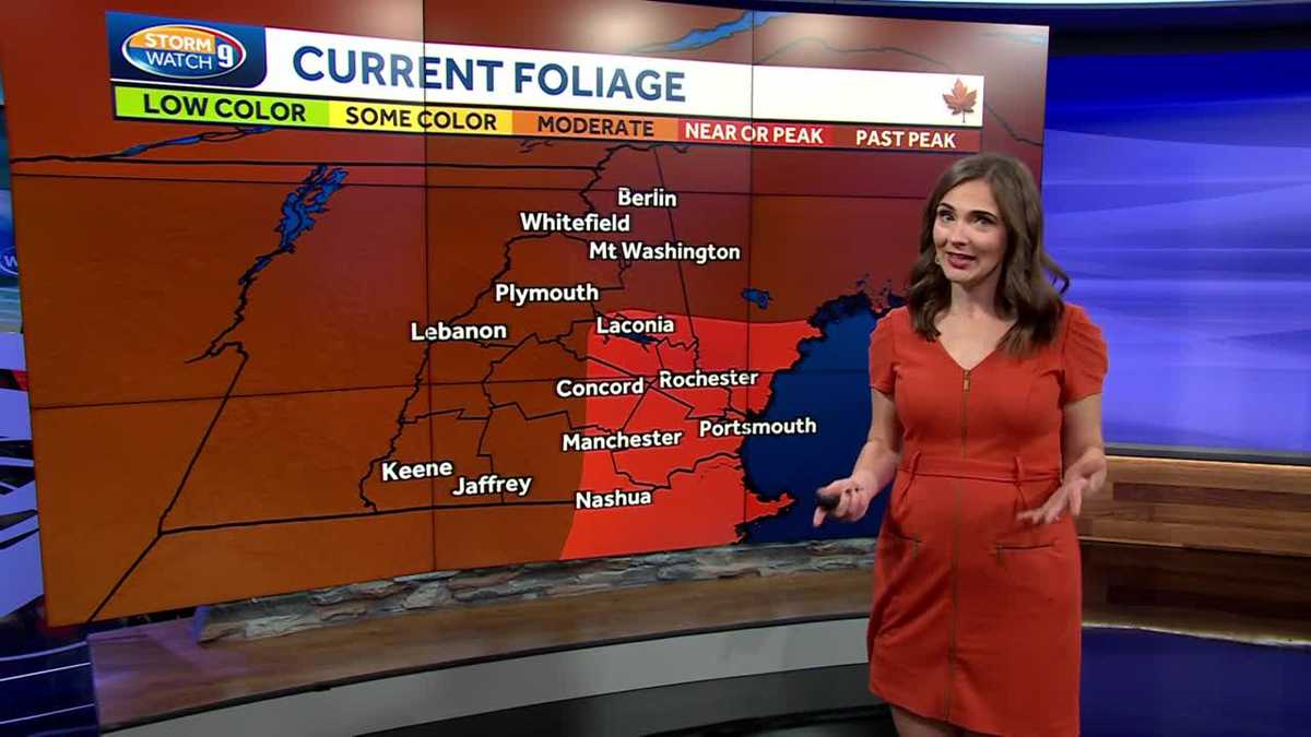 NH foliage map: Leaves at peak in parts of Lakes Region, Seacoast