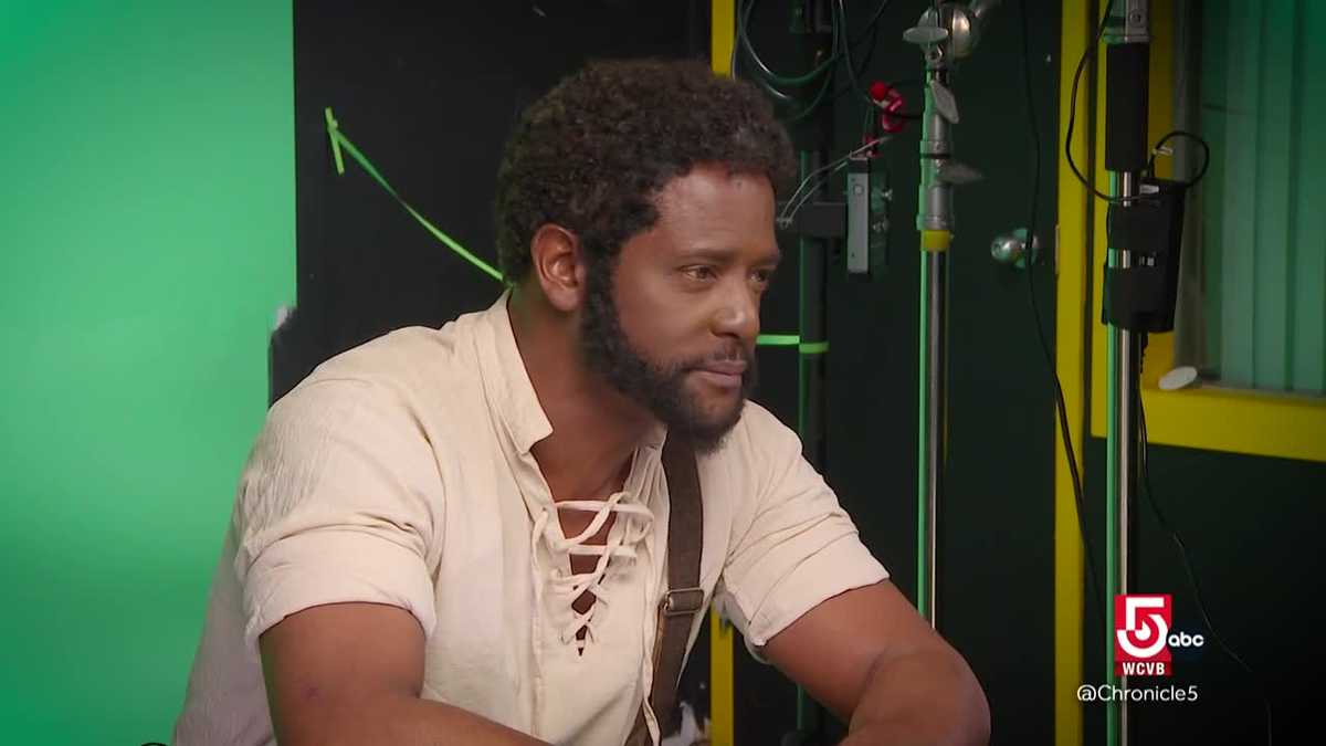 Actor Blair Underwood portrays Crispus Attucks in Mass250 project