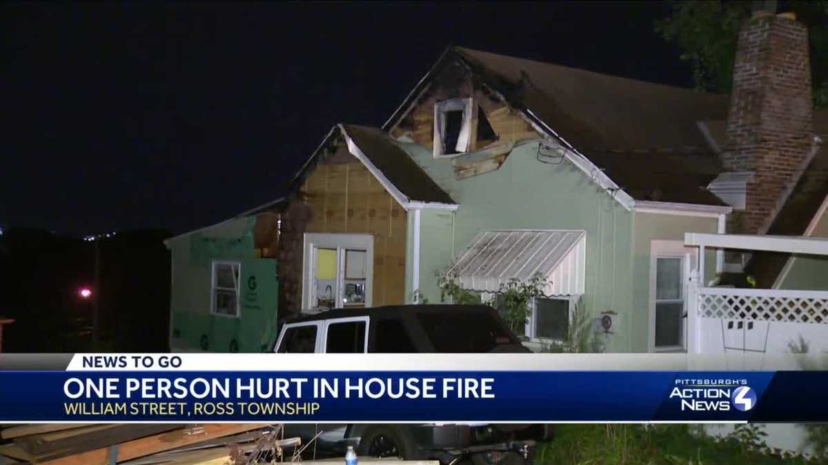 One person hurt in Ross Township house fire
