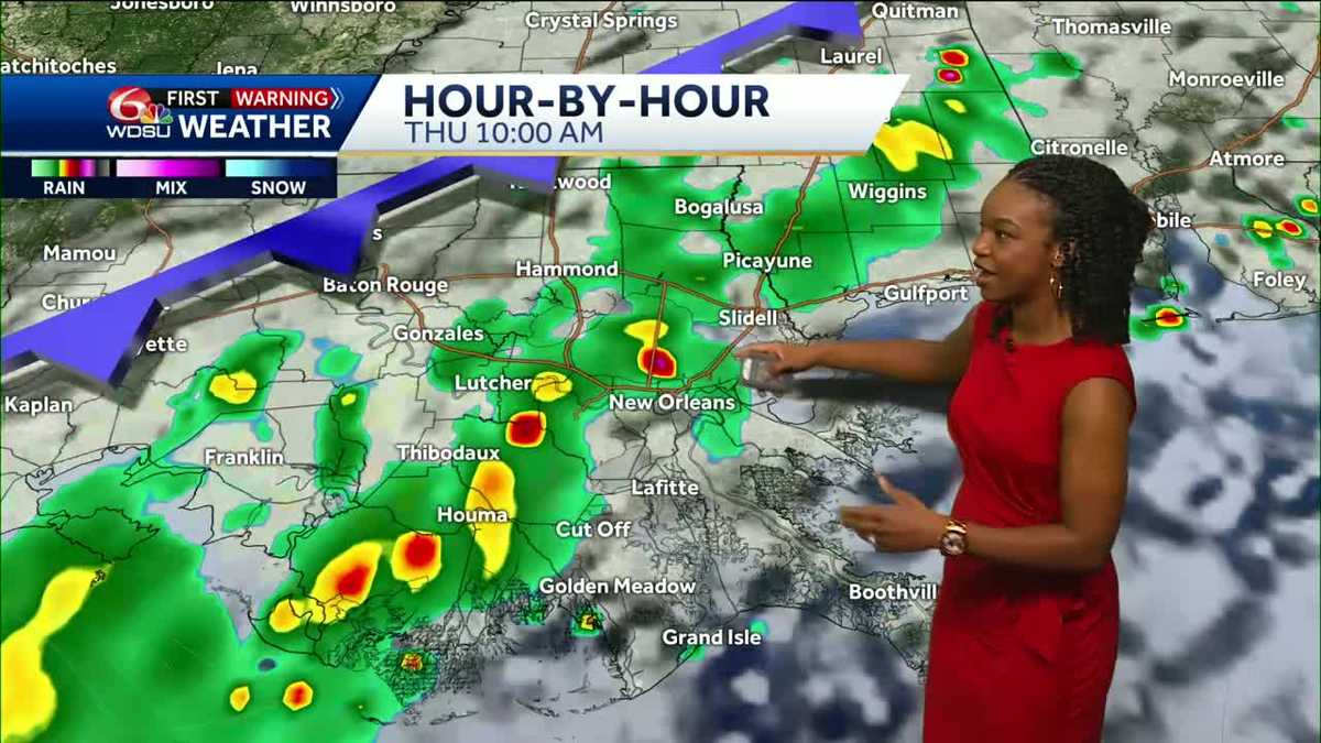 Another really hot day with spotty showers, storms. More rain Wednesday & Thursday
