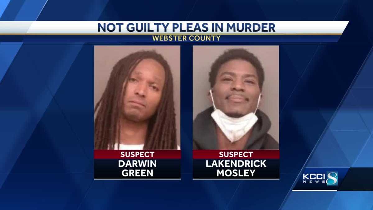 Two men charged in Fort Dodge homicide plead not guilty