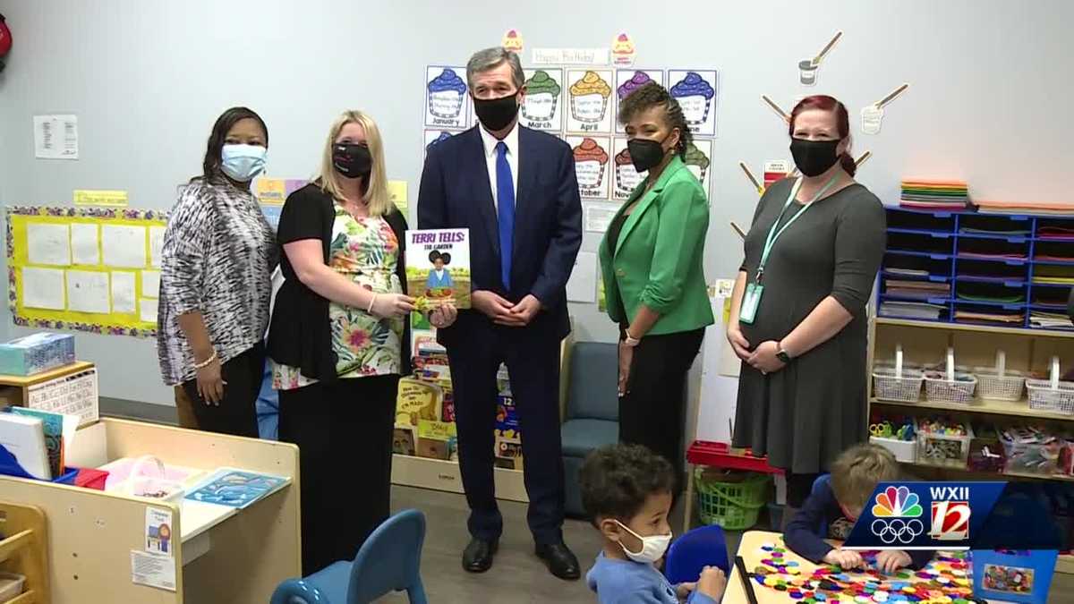 Gov. Roy Cooper visits Triad child care facility