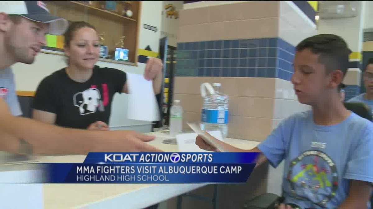 MMA Fighters Visit Albuquerque Camp