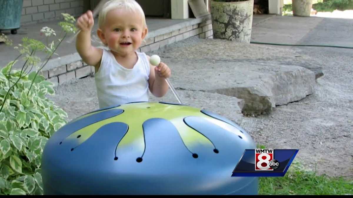 Musical instruments made from recycled junk in Waldoboro