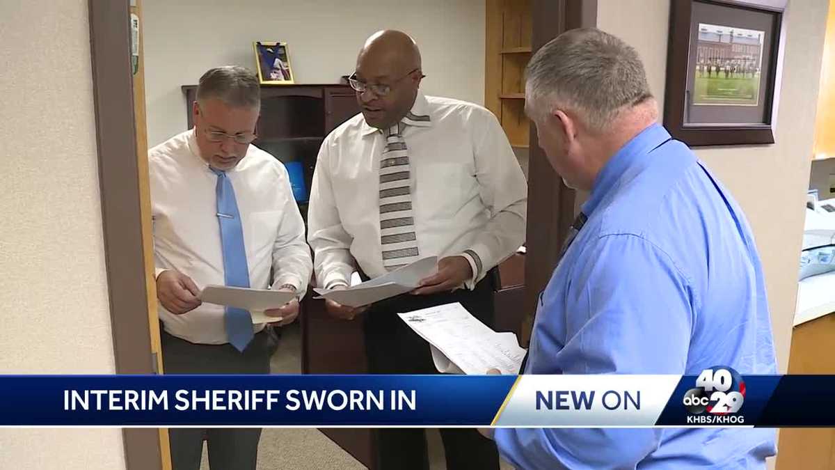 Interim Sebastian County Sheriff sworn in