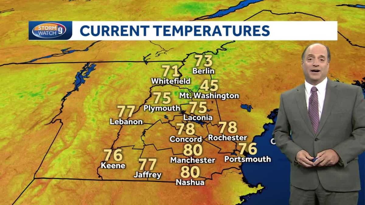 NH forecast video: Comfortable weather continues