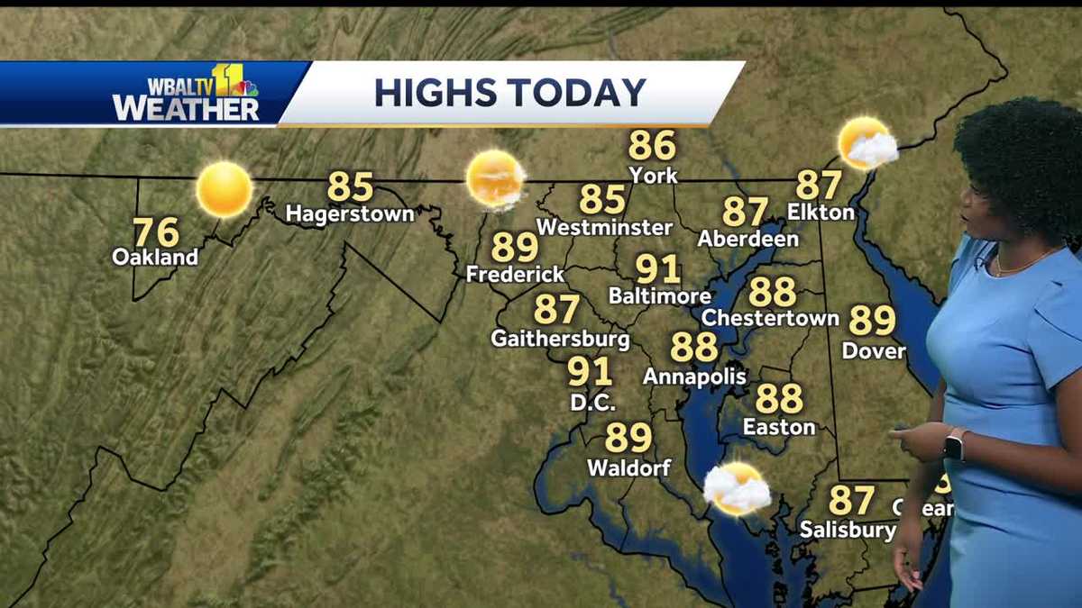 Warm, sunny for Thursday with Impact Weather for weekend