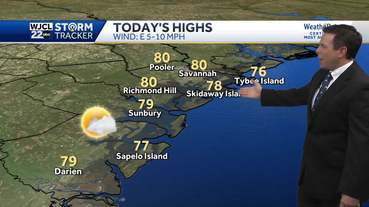 Warm weather continues through the end of the week