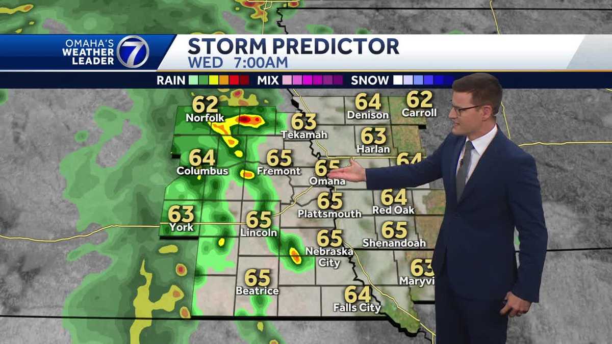 Omaha morning weather forecast for Tuesday, September 16