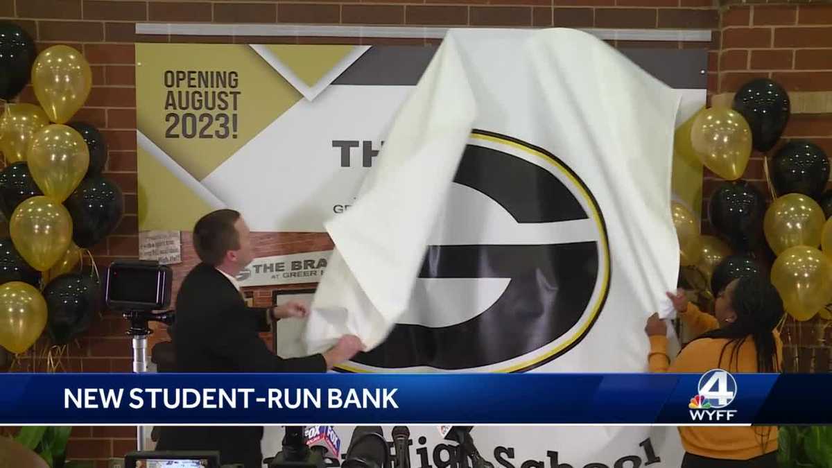 Greenville County Schools announces student-run bank at Greer High School