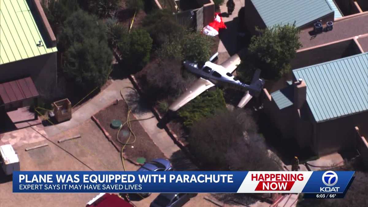 Plane's parachute system may have saved lives in Santa Fe crash, says ...