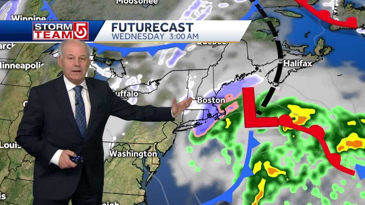 Video: Snow to move in ahead of cold blast