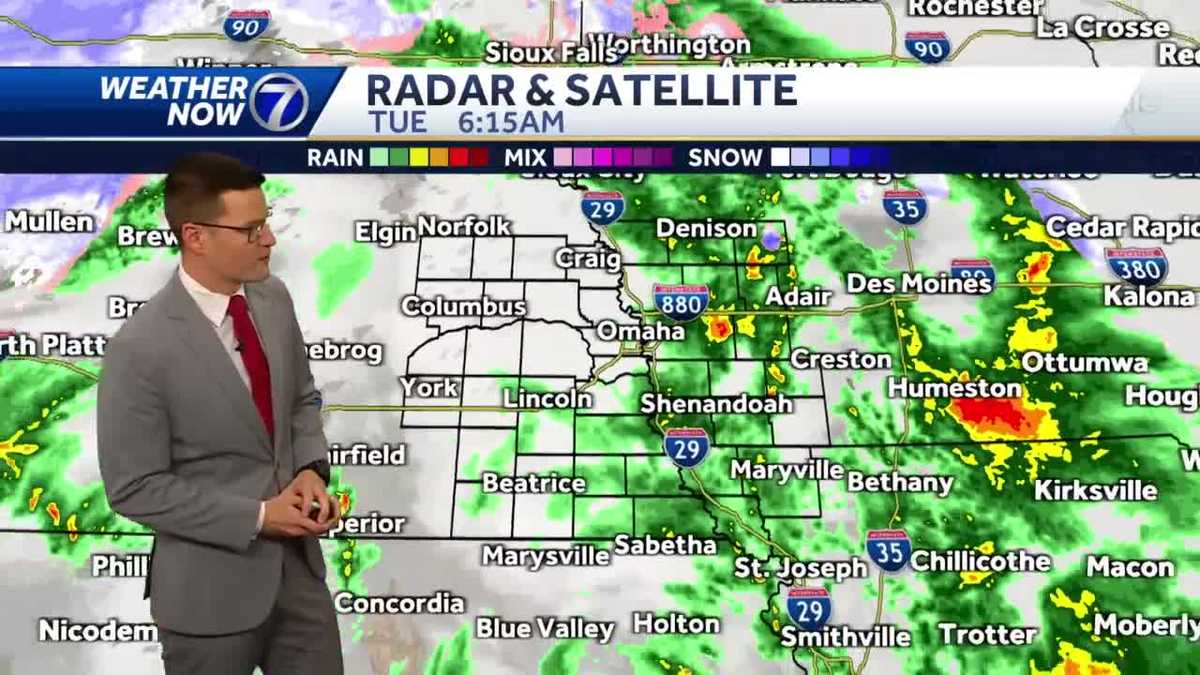 Omaha morning weather forecast for Tuesday, December 13