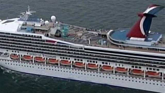 'Triumph' docks; Sacramento woman eager to return home