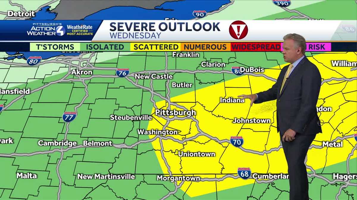 Mugginess to return; Alert Day Wednesday