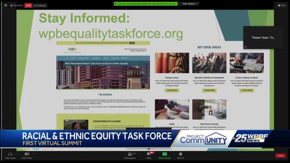West Palm beach Mayor's Task Force hears from the community