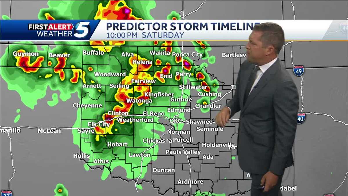 TIMELINE: Storms with up to 70 mph winds expected this weekend