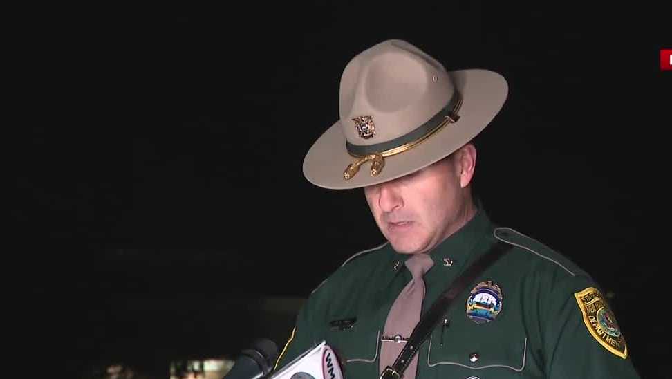 NH State Police Col. Mark Hall's press conference about shooting
