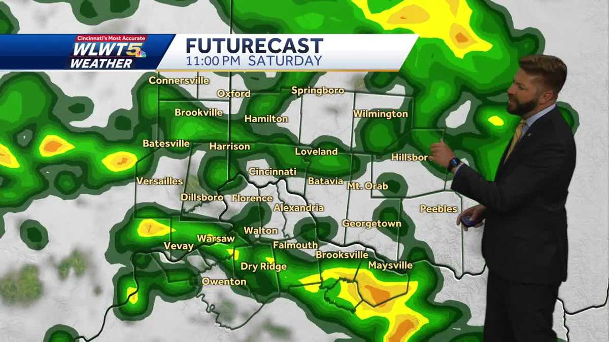 Heavy rain and storms move through Cincinnati
