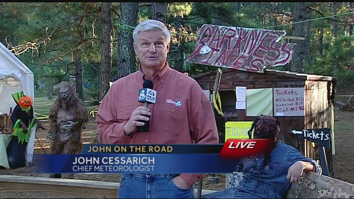 Chief Meteorologist John Cessarich goes on the road to Darkness Pines ...