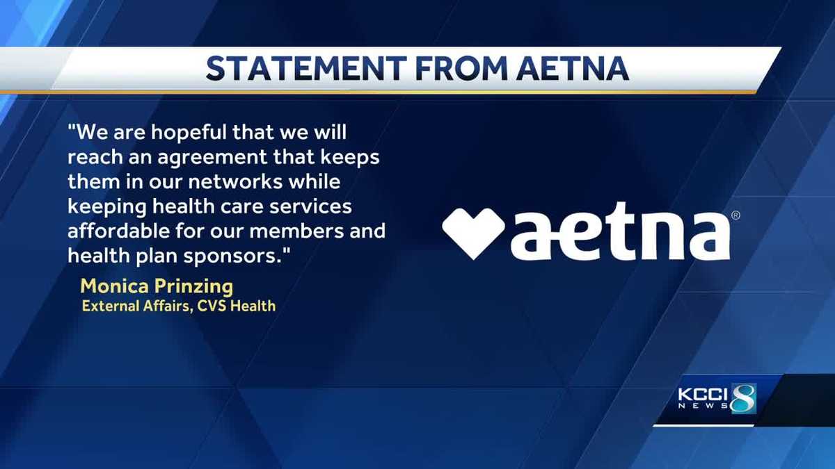 Aetna releases statement on MercyOne negotiations