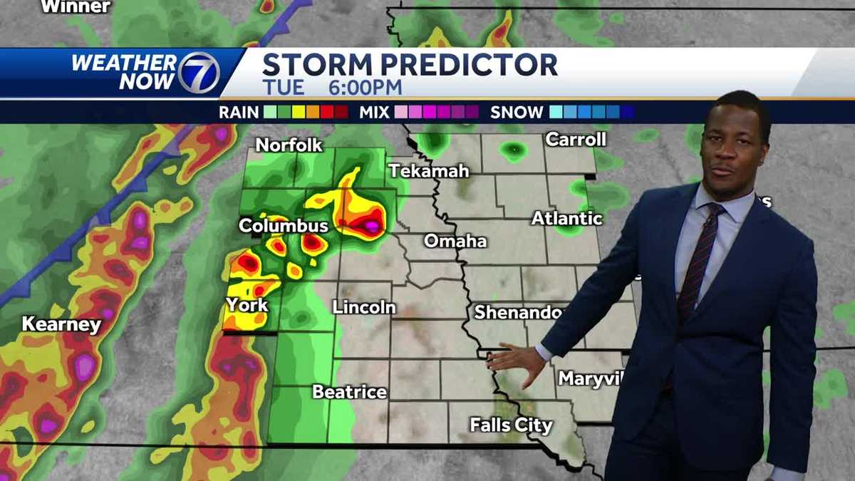 Tuesday, October 3: Storms Possible Tuesday