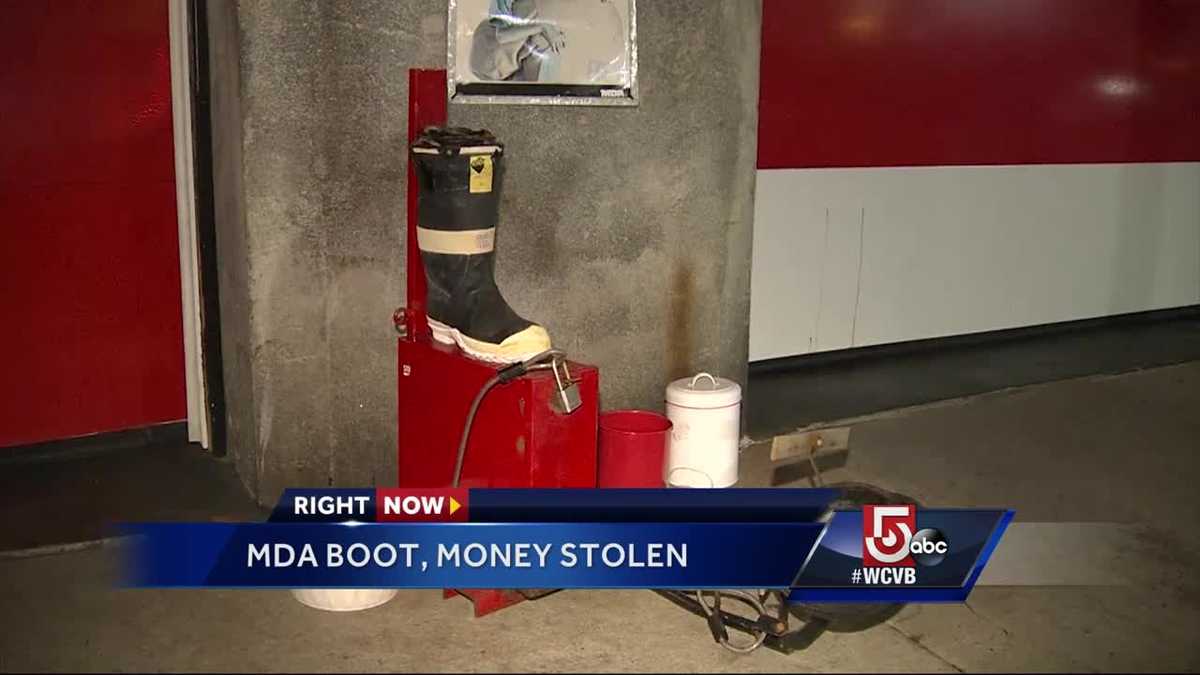 Thief steals firefighter's boot, donations from station