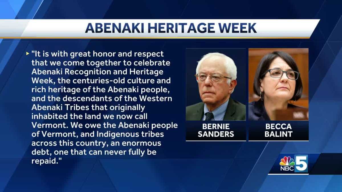 First week in May designated Abenaki Recognition and Heritage Week