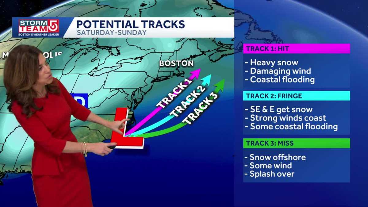 Video: Snow, damaging winds possible with potential storm